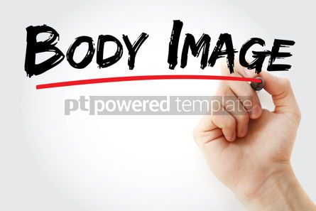 Body image text with marker Stock Photo 69183