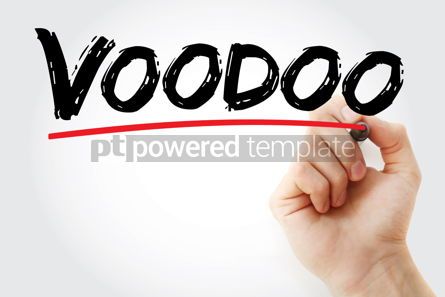 voodoo text with marker正版照片69548