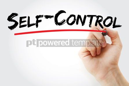 Self - Control text with marker Photo 69572