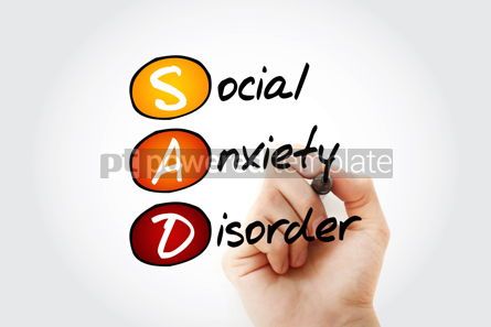 SAD - Social Anxiety Disorder acronym Stock Photo 70506