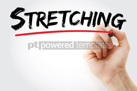 stretching text with marker Foto 71013