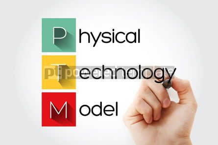 PTM - Physical Technology Model acronym concept background Stock Photo ...
