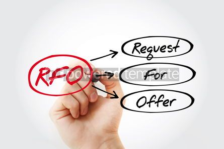 RFO - Request For Offer acronym business concept background Photo 72574
