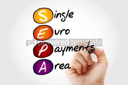 SEPA - Single Euro Payments Area acronym Stock Photo 72990