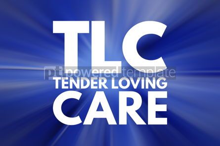 TLC - Tender Loving Care acronym concept background Foto 75288