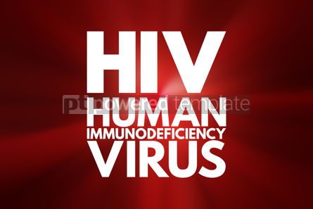 HIV Virus PowerPoint Template, Backgrounds | 11023 | PoweredTemplate.com