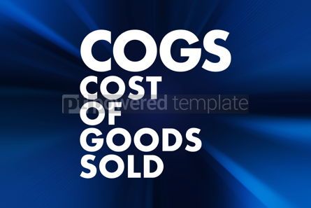 COGS - Cost of Goods Sold acronym business concept background Foto 78282