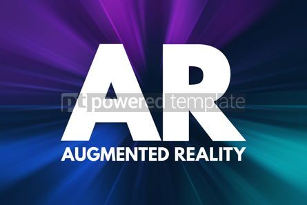 AR - Augmented Reality acronym technology concept background Photo 78590