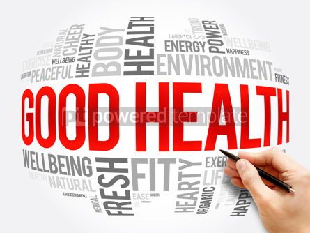Good Health word cloud collage health concept Photo 79005