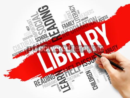 Library word cloud collage education concept Photo 79498