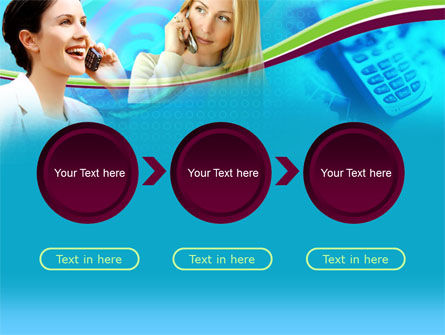 Mobile Communication PowerPoint Template, Backgrounds | 00075 ...