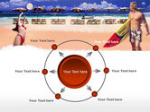 Surfing Beach Free PowerPoint Template, Backgrounds | 00201 ...