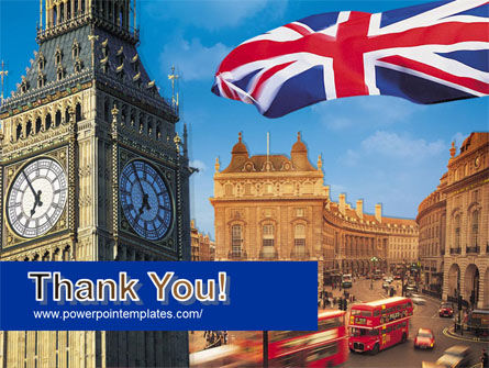 London PowerPoint Template, Backgrounds | 00255 | PoweredTemplate.com