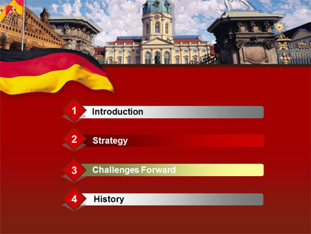 Berlin PowerPoint Template, Backgrounds | 00256 | PoweredTemplate.com