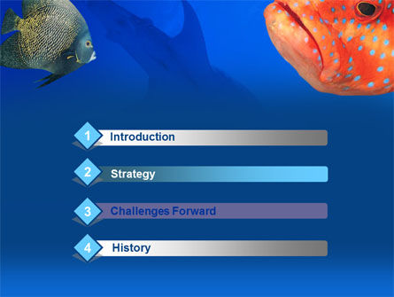 Fish In Aquarium PowerPoint Template, Backgrounds | 00273 ...