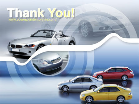 Modern Cars PowerPoint Template, Backgrounds | 00316 | PoweredTemplate.com