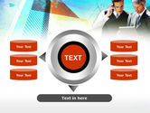 Business Talk With Checking Data PowerPoint Template, Backgrounds ...
