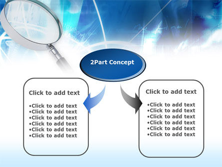 Lupe PowerPoint Vorlage, Hintergründe | 00496 | PoweredTemplate.com