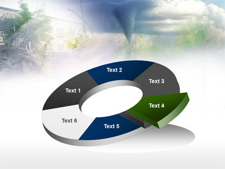 Satellite Picture Of Cyclone PowerPoint Template, Backgrounds | 00545 ...