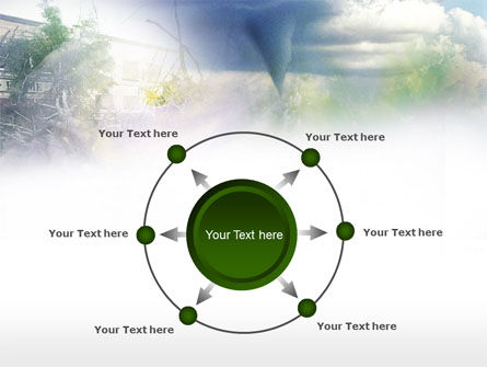 Satellite Picture Of Cyclone PowerPoint Template, Backgrounds | 00545 ...