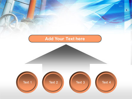 Oil Refinery PowerPoint Template, Backgrounds | 00599 | PoweredTemplate.com