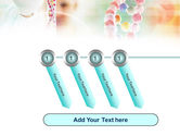 DNA Test PowerPoint Template, Backgrounds | 00833 | PoweredTemplate.com