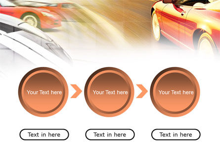 Car Racing PowerPoint Template, Backgrounds | 00904 | PoweredTemplate.com