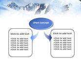 Mountain Snow Caps PowerPoint Template, Backgrounds | 00919 ...