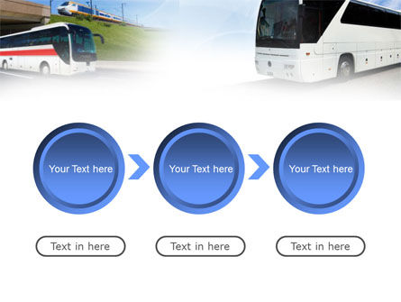 Charter Bus PowerPoint Template, Backgrounds | 00927 | PoweredTemplate.com