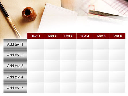Modelo de PowerPoint Grátis - artigos de papelaria do vintage do ...