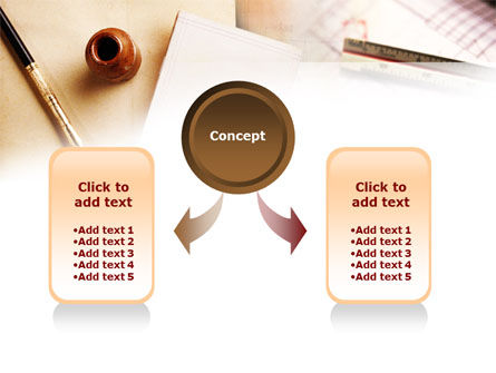 Modelo de PowerPoint Grátis - artigos de papelaria do vintage do ...