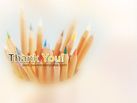 Pencils PowerPoint Template, Backgrounds | 01275 | PoweredTemplate.com