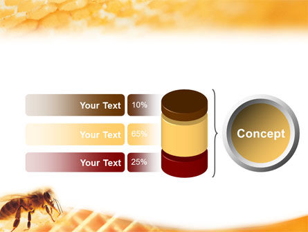 Wafers and Honey PowerPoint Template, Backgrounds | 01518 ...
