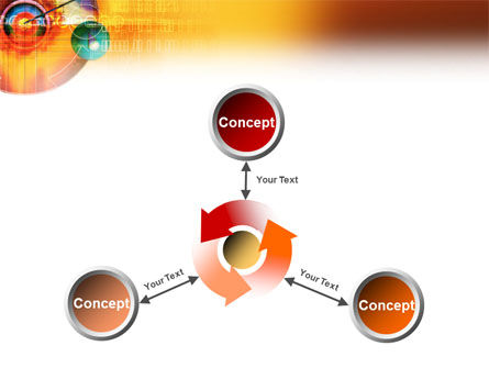 Explosion PowerPoint Template, Backgrounds | 01530 | PoweredTemplate.com
