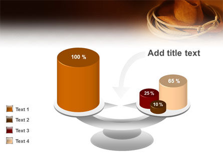 Cowboy Hat PowerPoint Template, Backgrounds | 01616 | PoweredTemplate.com