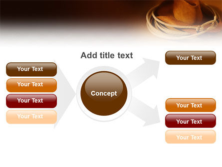 Cowboy Hat PowerPoint Template, Backgrounds | 01616 | PoweredTemplate.com