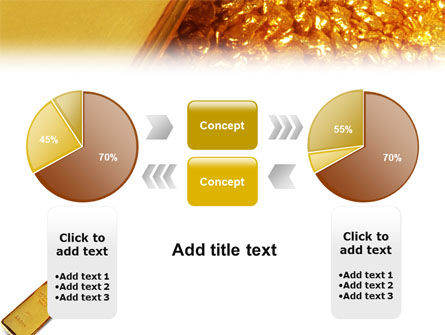 Gold PowerPoint Template, Backgrounds | 01675 | PoweredTemplate.com