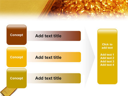 Gold PowerPoint Template, Backgrounds | 01675 | PoweredTemplate.com