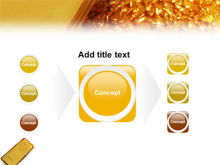 Gold PowerPoint Template, Backgrounds | 01675 | PoweredTemplate.com