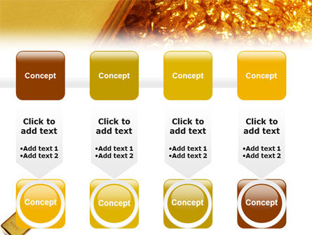 Gold PowerPoint Template, Backgrounds | 01675 | PoweredTemplate.com