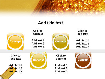 Gold PowerPoint Template, Backgrounds | 01675 | PoweredTemplate.com
