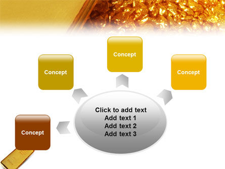 Gold PowerPoint Template, Backgrounds | 01675 | PoweredTemplate.com