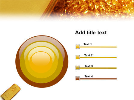 Gold PowerPoint Template, Backgrounds | 01675 | PoweredTemplate.com