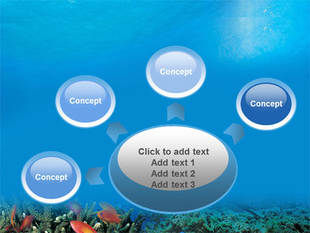 Coral Reef PowerPoint Template, Backgrounds | 01691 | PoweredTemplate.com