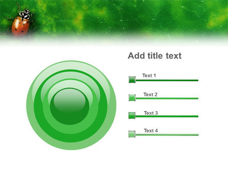 Bug PowerPoint Template, Backgrounds | 01745 | PoweredTemplate.com