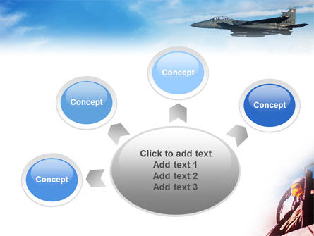 Fighter Aircraft PowerPoint Template, Backgrounds | 01747 ...