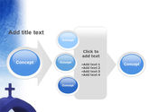 Blue Cross PowerPoint Template, Backgrounds | 01804 | PoweredTemplate.com