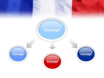 Modèle PowerPoint de drapeau français, Arrière-plans | 01805 ...