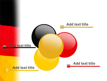 German Flag PowerPoint Template, Backgrounds | 01837 | PoweredTemplate.com