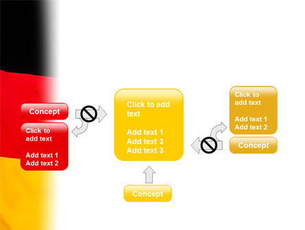 German Flag PowerPoint Template, Backgrounds | 01837 | PoweredTemplate.com